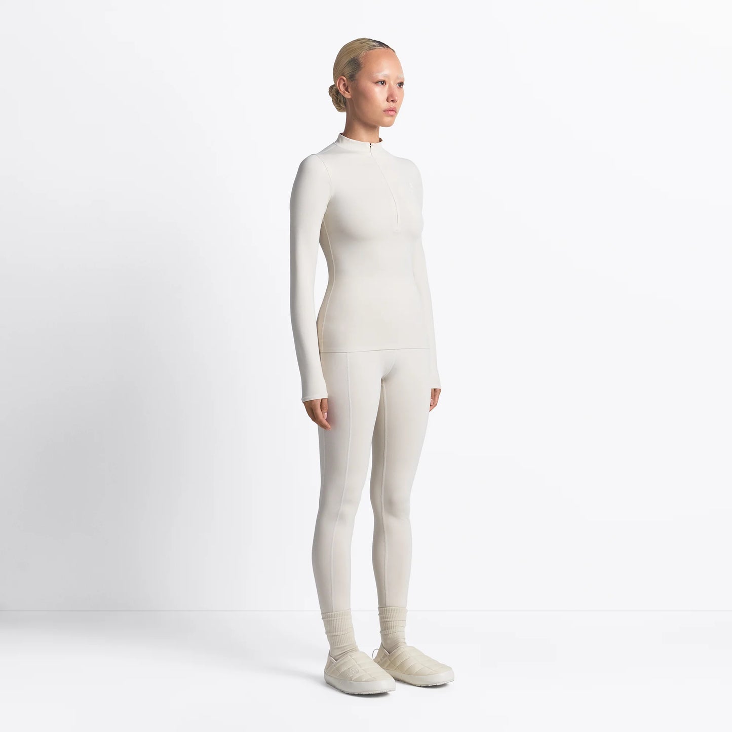 THE NORTH FACE X SKIMS REFINA LONG SLEEVE TOP | BONE