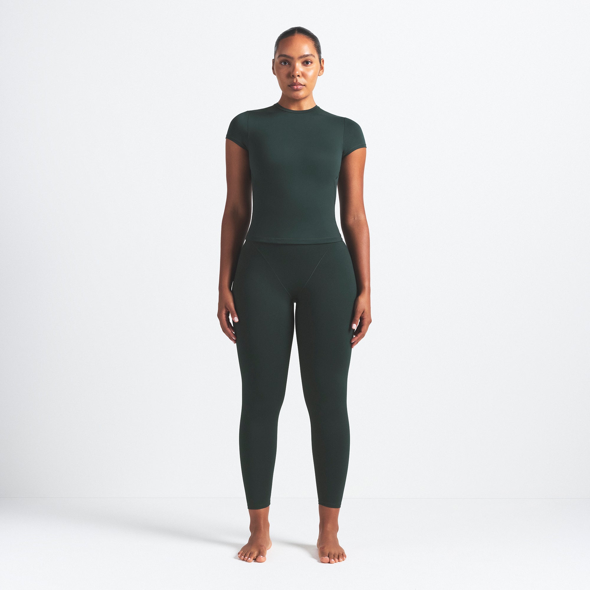 NikeSKIMS MATTE V-LINE 26" LEGGING | DARK TEAL | SKIMS MÉXICO