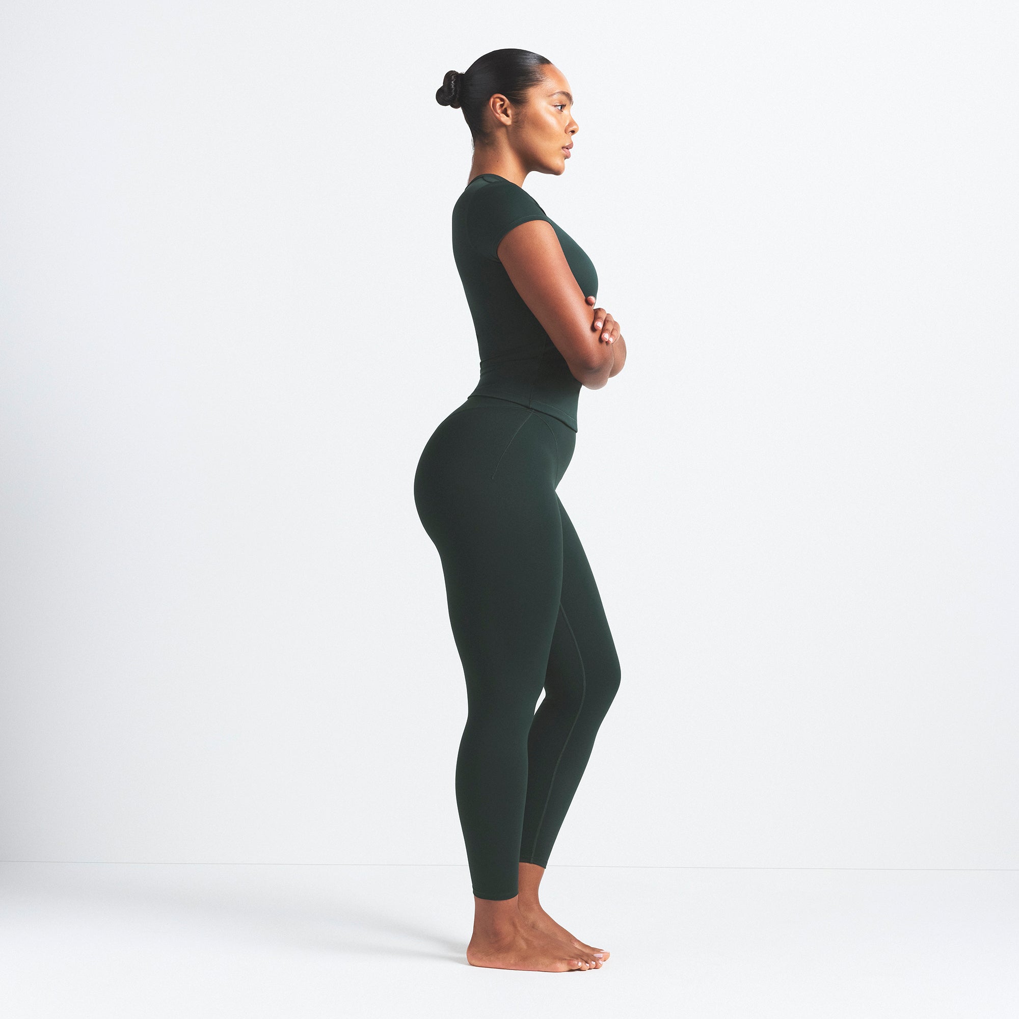 NikeSKIMS MATTE V-LINE 26" LEGGING | DARK TEAL | SKIMS MÉXICO
